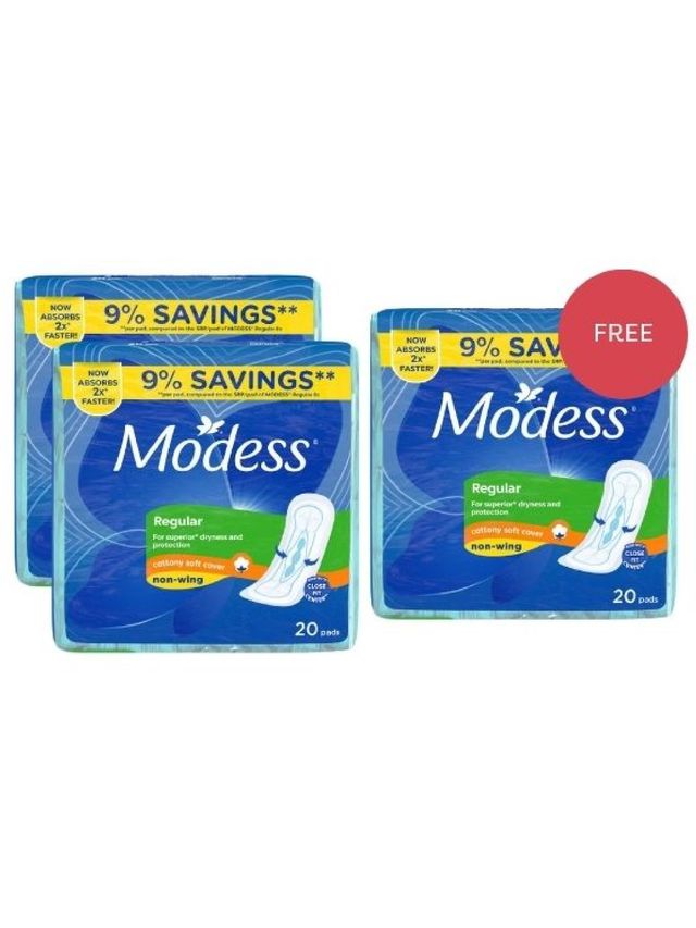 Modess [Buy 2 Take 1] Cottony Soft Non-Wing Sanita | edamama